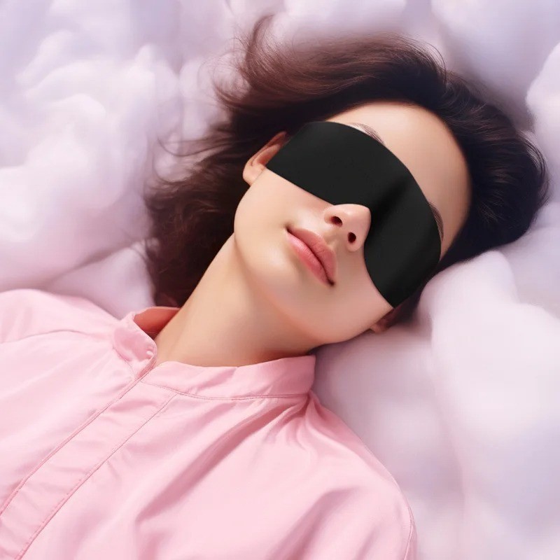 Eyeshade Cover With Ear Hanging - Improve Sleep Better Tools ...