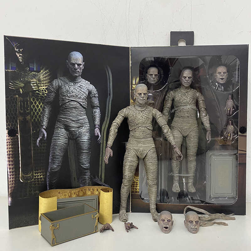 NECA Universal Monsters The Mummy Casket Coffin Pyramid Action Figure ...