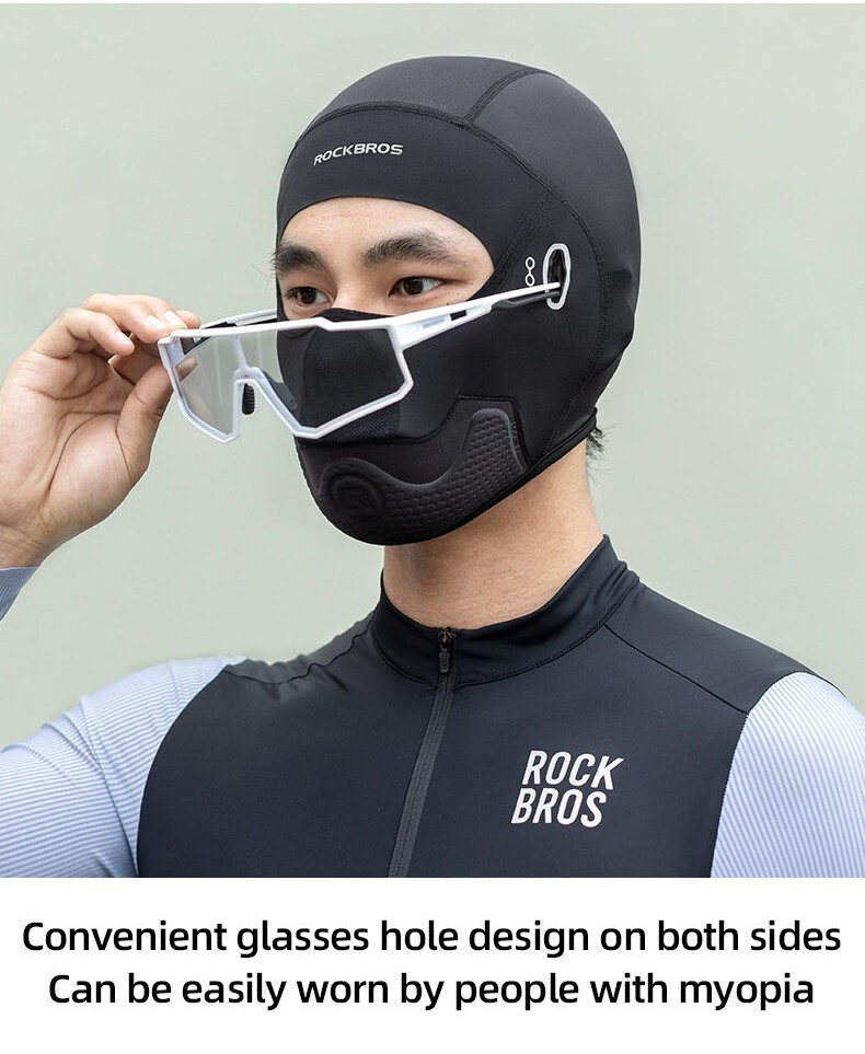 ROCKBROS Ice Silk Mask Anti Drop Pad Balaclava High Elasticity Quick ...