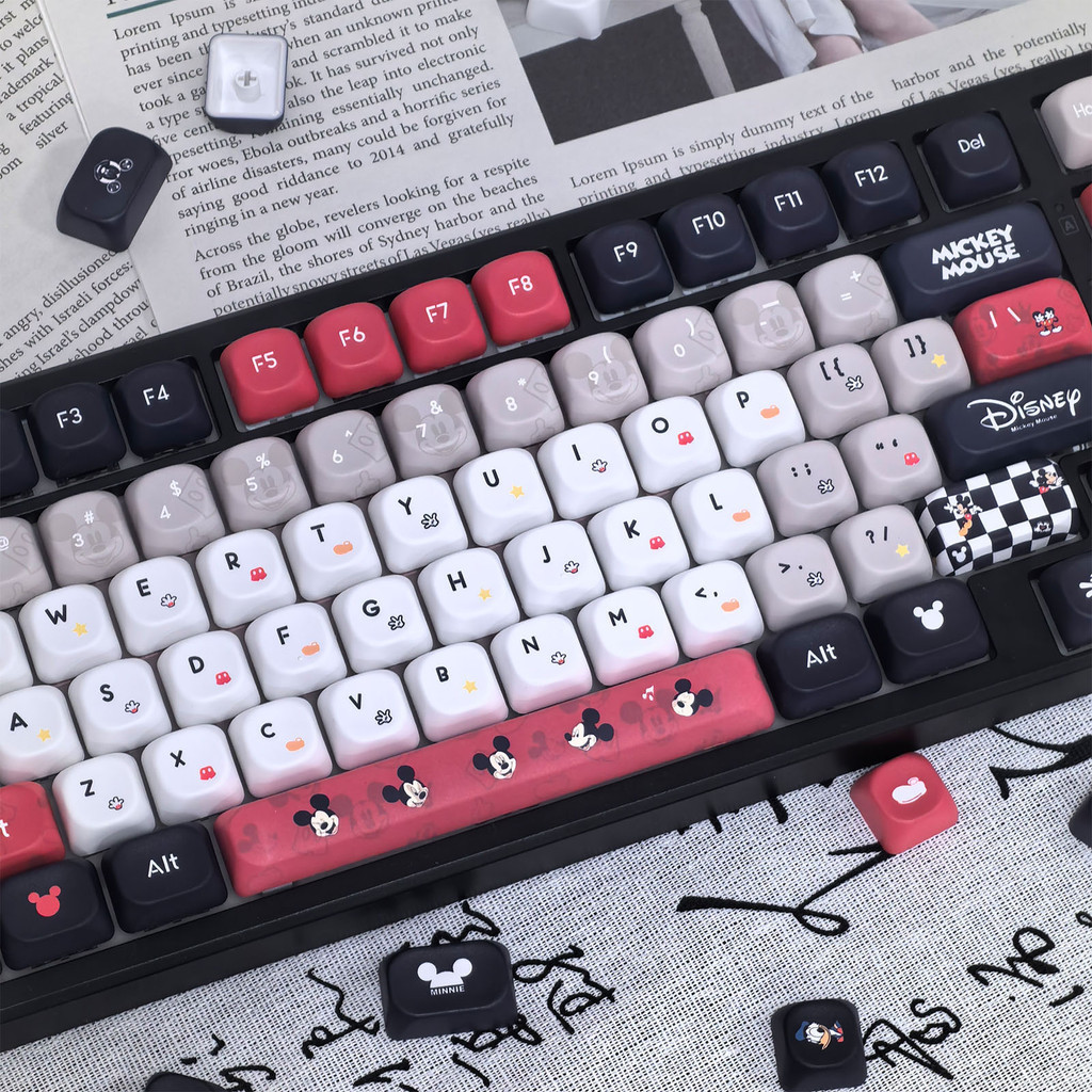 Disney Mickey Original Keycap MOA Profile PBT Five-sided Sublimation ...