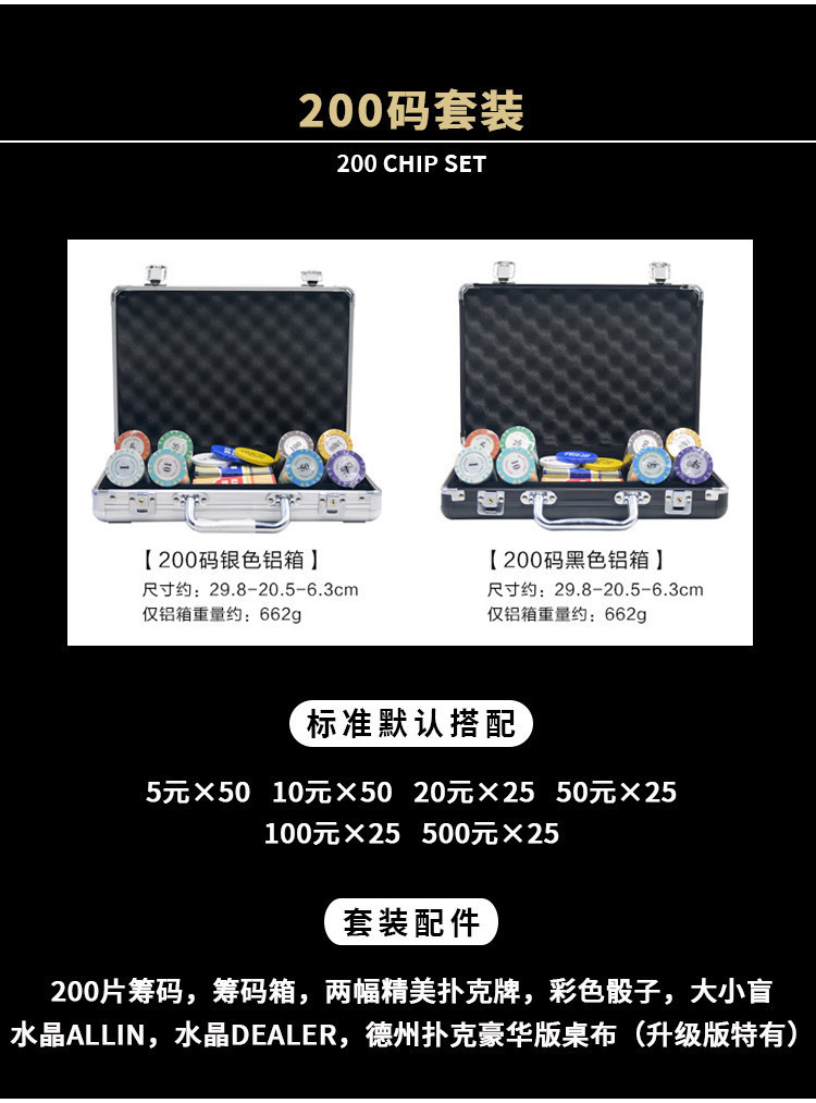 500Pcs Clay chip set/Premium Poker Chips/mahjong chips/Texas Hold mat ...