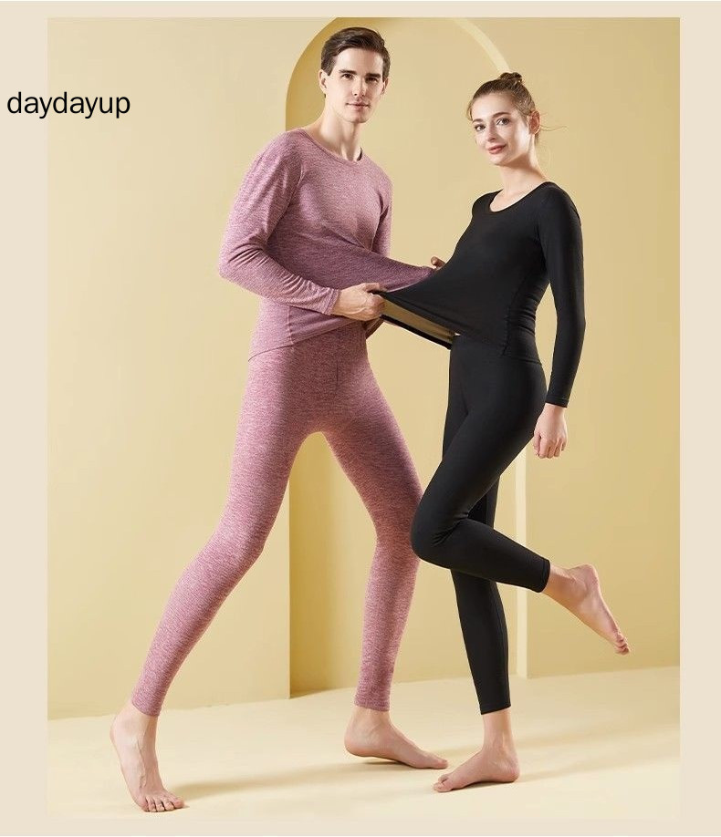 Wool and Silk Warm Thermal Wear Set for Women Men Heat Tech Inner Wear ...