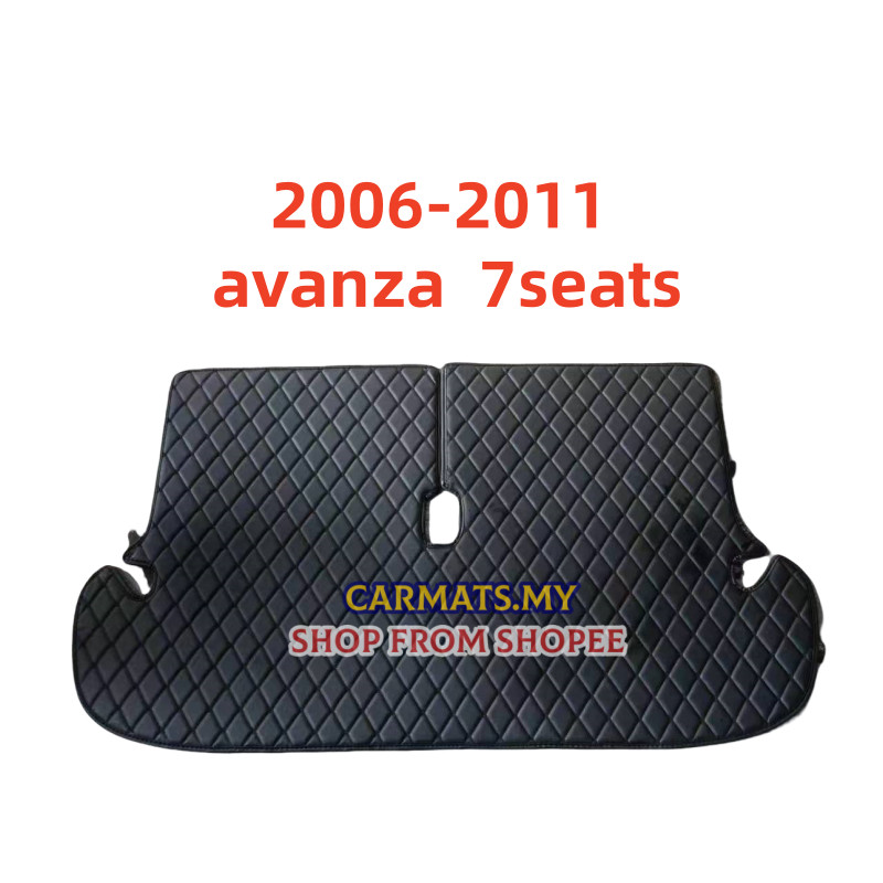 [Ready Stock] For Toyota Avanza BOOT CARPET PU LEATHER BOOT TRAY CARGO ...