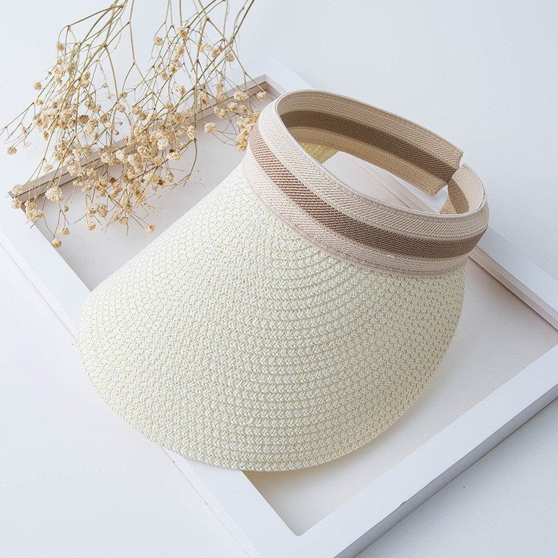 Outdoor Sun Hat Summer Women's Sunscreen Empty Roll Top Sun Hat Big ...