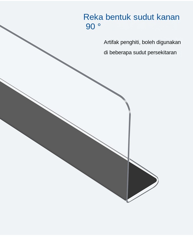Acrylic Product Shelf Separator Product Shelf Separator Supermarket ...