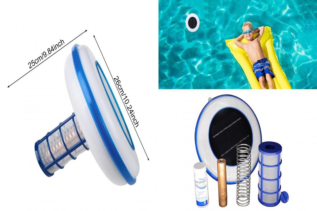 NTA Solar Panel Pool Cleaner Solar-powered Swimming Pool Cleaner ...