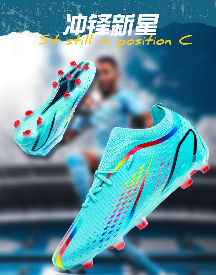 Ready Stock Professional Football Boots Spike Football Boots Training Shoes Messi World Cup ...