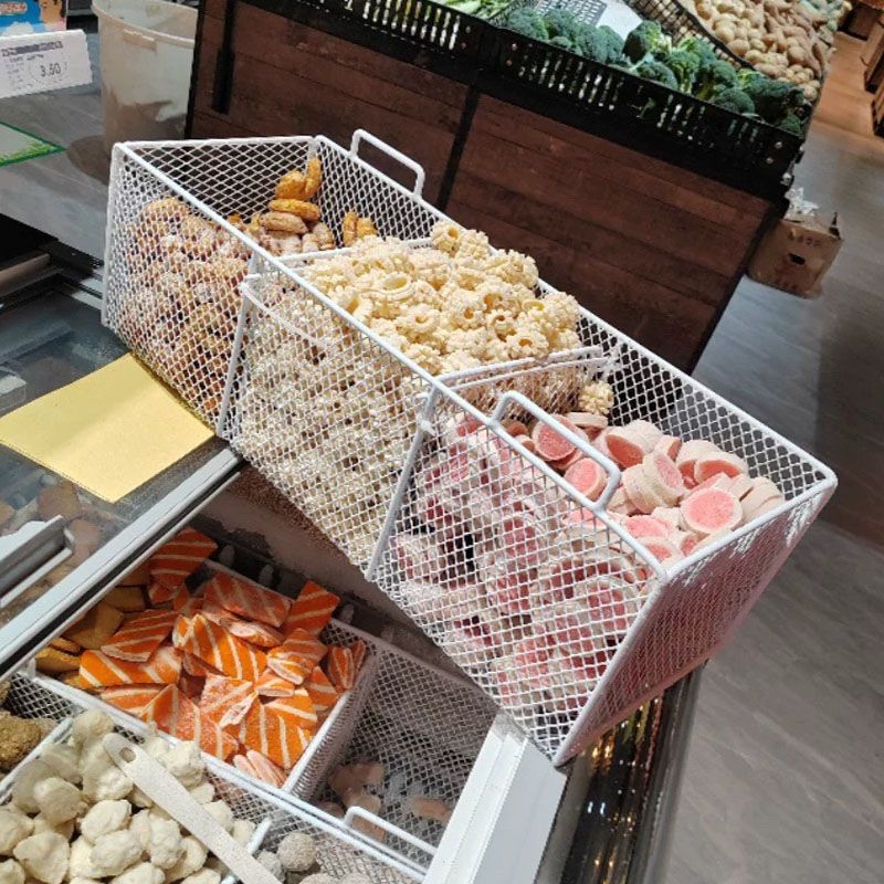 Freezer Mesh Storage And Sorting Meatball Frame Partition Basket ...