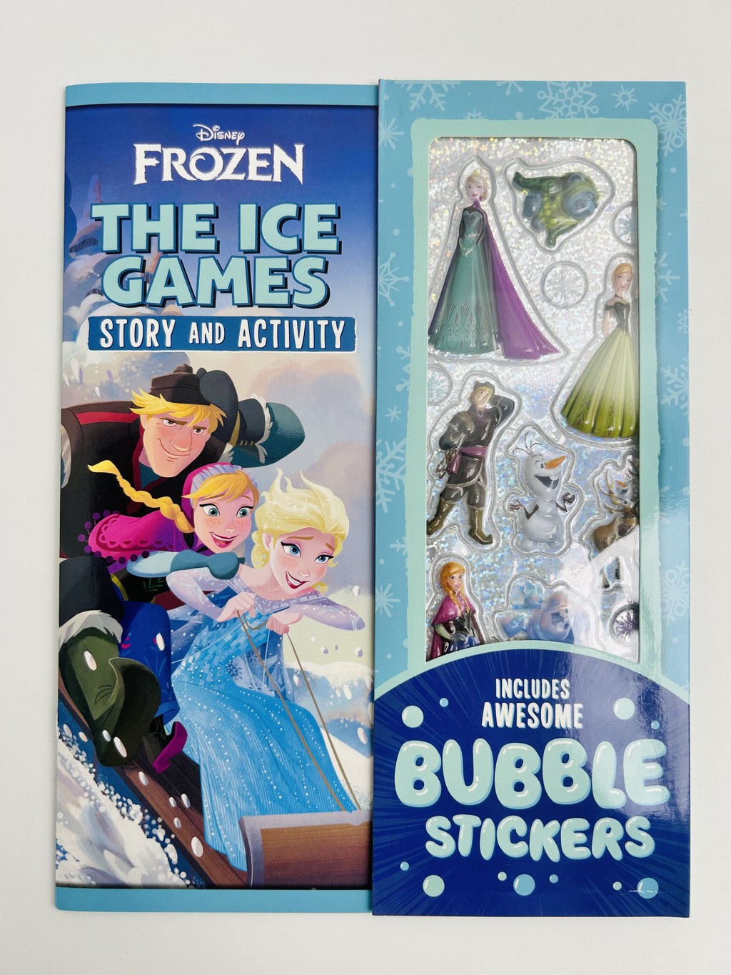 Disney Frozen Bubble Stickers Book With Story & Activity For Kids The ...