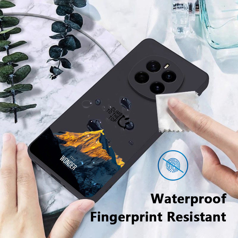 Snow Mountain of Sunrise Aurora Scenery Soft Silicone Liquid Case For ...