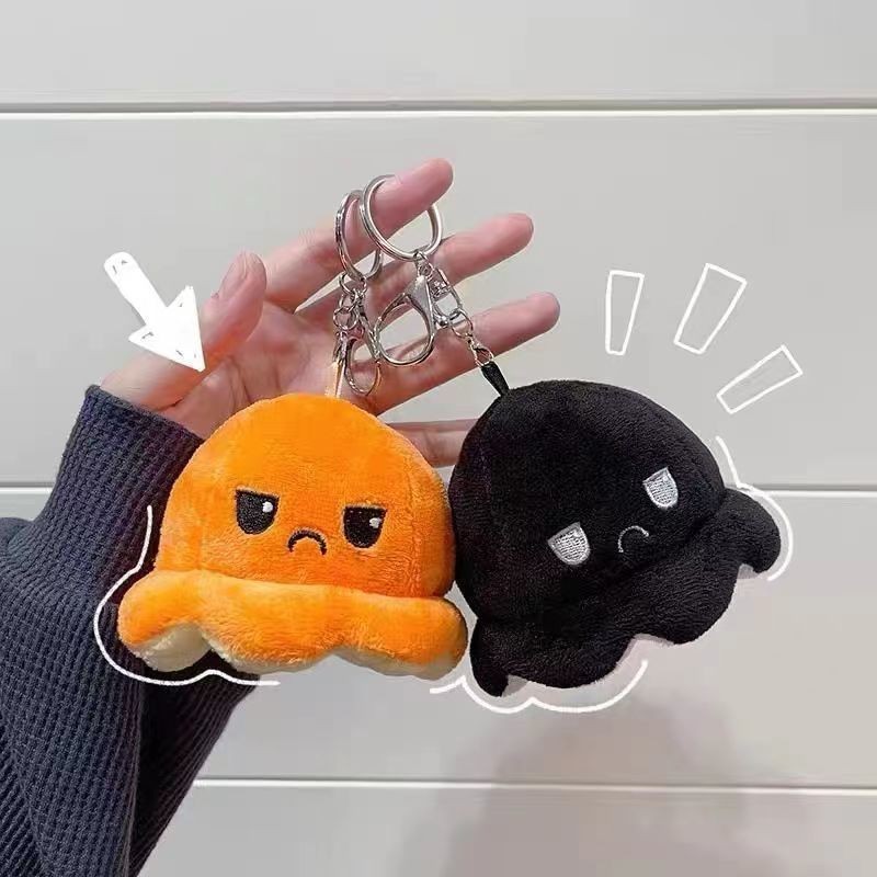 [Littlefish] Flip Octopus Doll Double-Sided Flip Doll Octopus Plush Toy ...