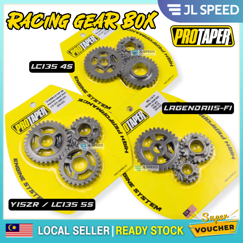 ORIGINAL PROTAPER RACING GEAR BOX SET Y15 Y15ZR V1 V2 / LC135 4S LC 4S / LC135 5S LC 5S / SRL115 ...