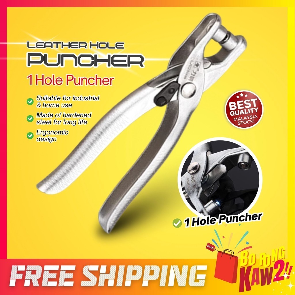 1 Hole Puncher Hole Puncher Heavy Duty Hole Puncher Belt Round Hole ...