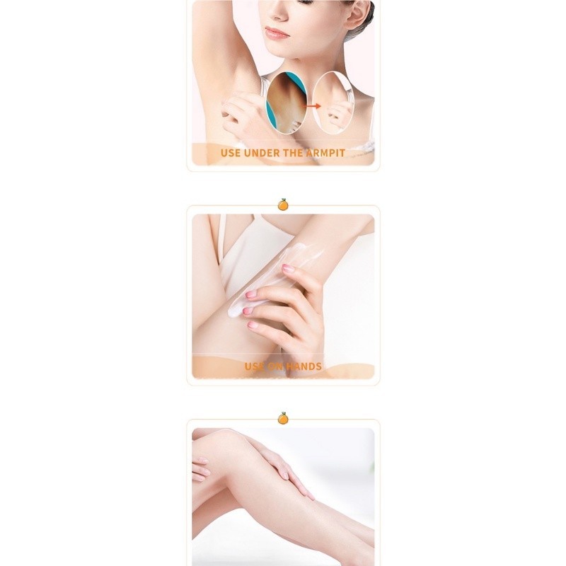 SADOER Vitamin C Body Underarm Whitening Cream Improve Brighten Skin Dark Spots Skin Care 50g ...