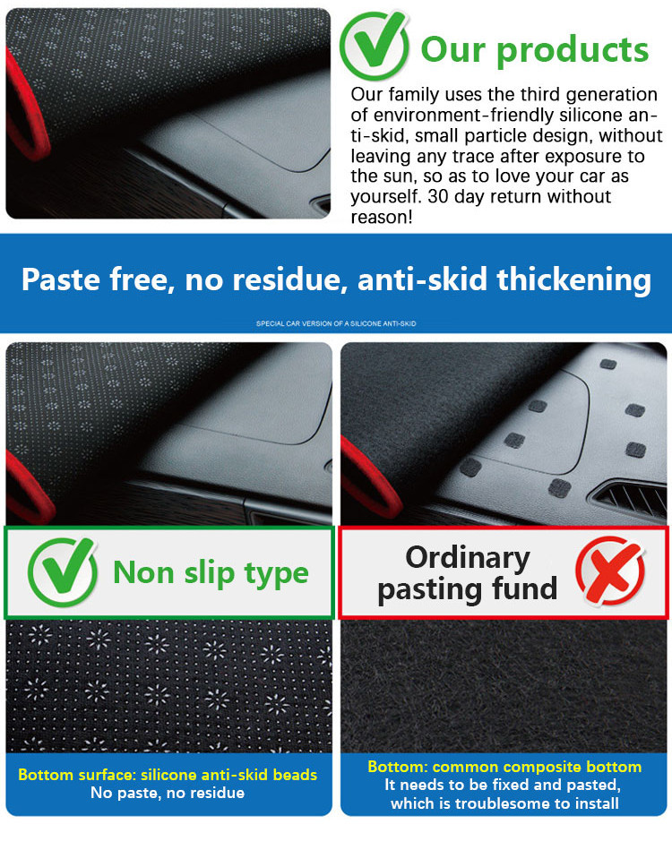 Car Dashboard Dash Mat For Mitsubishi Pajero Shogun Montero V80 V87 V93 ...