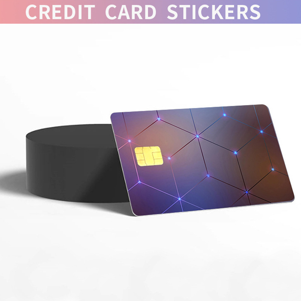 4Pcs/Set Creativity Credit Card Skin Stickers Personalized Bank Card ...