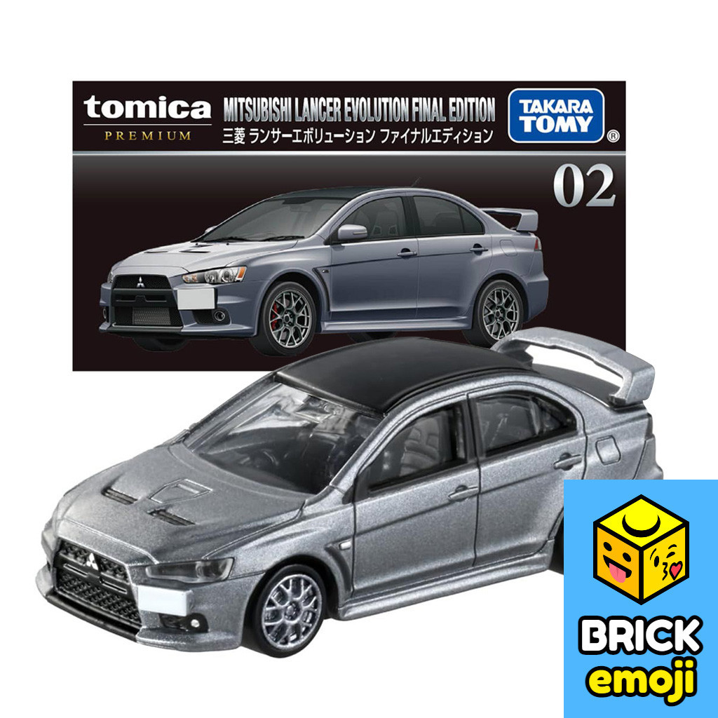 Tomica Premium No.02 Mitsubishi Lancer Evolution Final Edition 1/61 (JP/CN) | Shopee Malaysia