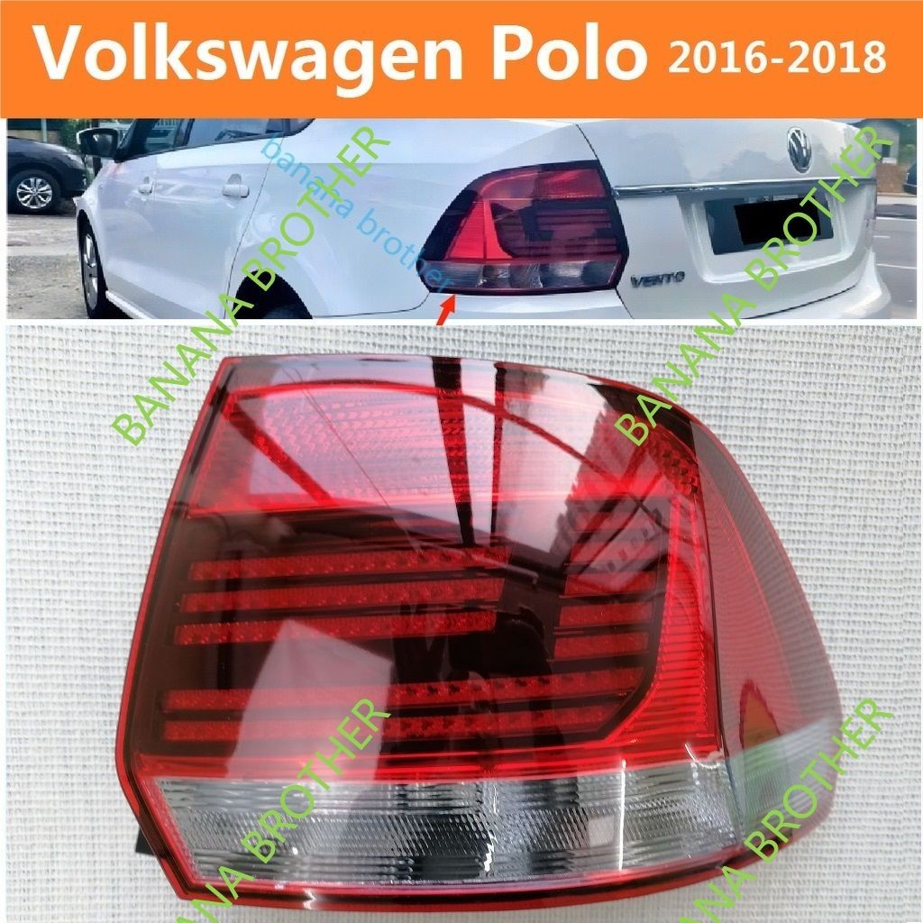 Volkswagen Polo tail lamp Polo Vento Sedan tail lamp 2009-2015 /2016 ...