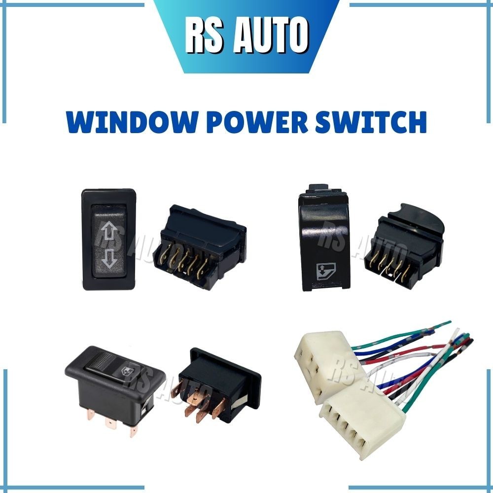 Power Window Switch Car Lorry Automotive Van Bus Suis Automatik Glass ...