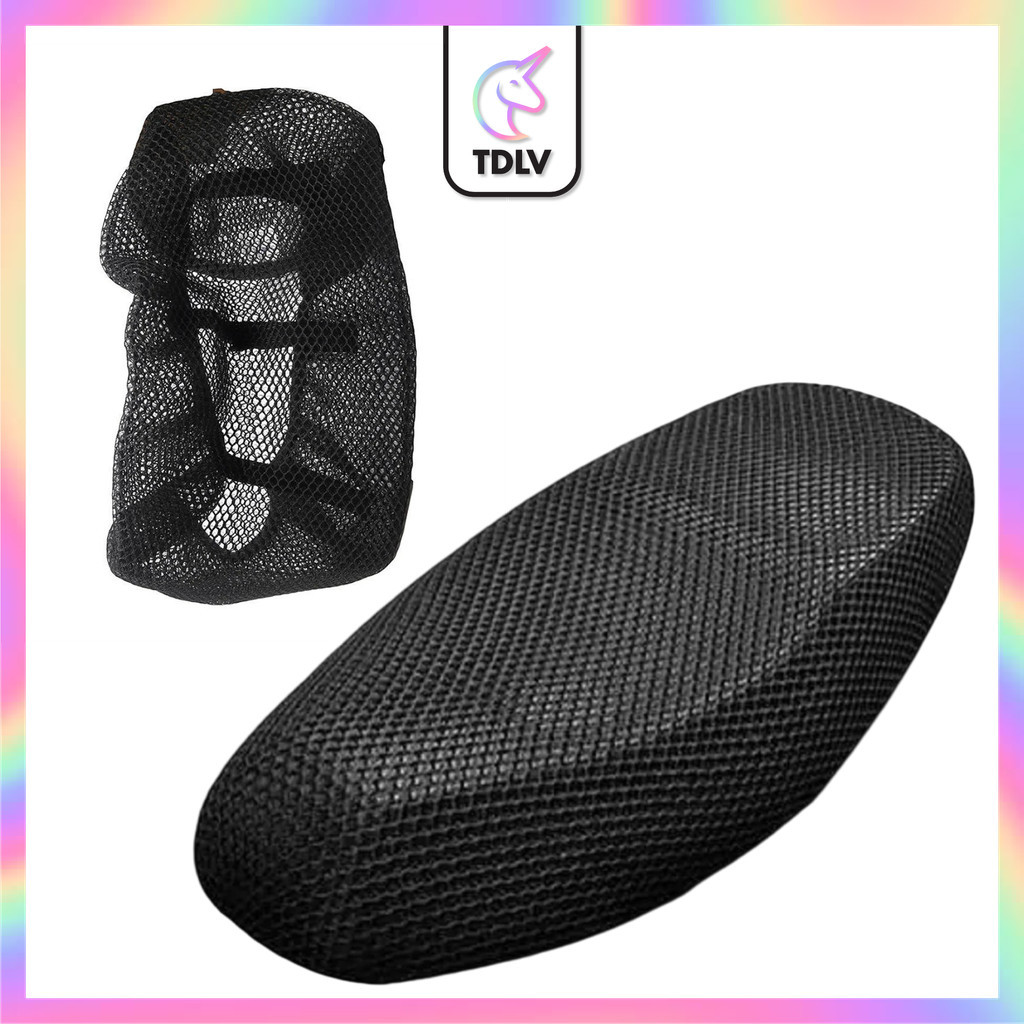 TDLV Motorcycle Seat Cover Universal Breathable 3D Mesh Seat Anti-Slip ...