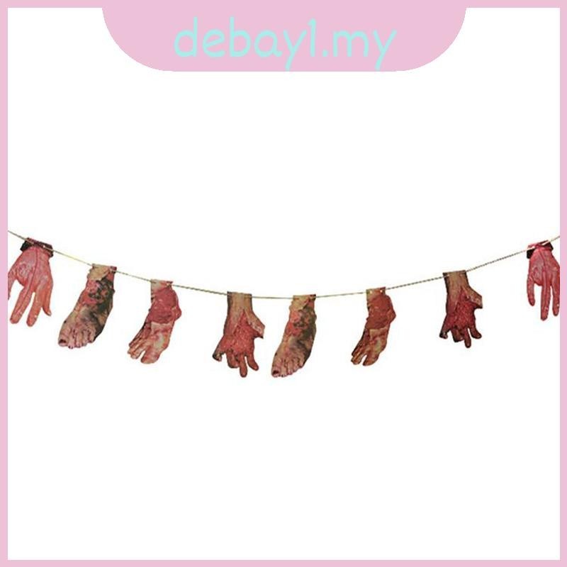 Halloween Gory Fake Body Parts Garland To Transform Party Your Scene ...