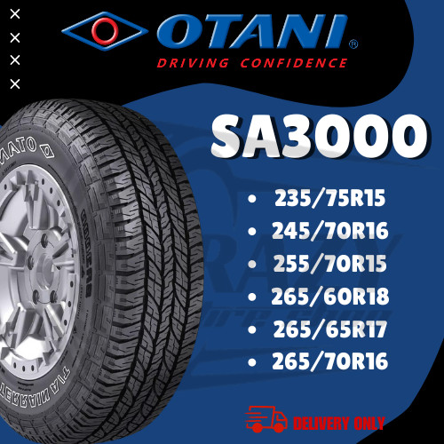 OTANI SA3000 15 16 17 18 Inch 4x4 CAR KERETA TYRE TIRE TAYAR SIZE MADE IN THAILAND | Shopee Malaysia