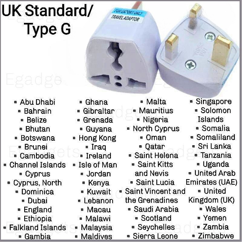【i.Rumah】3-Pin Universal Adapter Plug 3 Pin Malaysia China Plug Socket ...