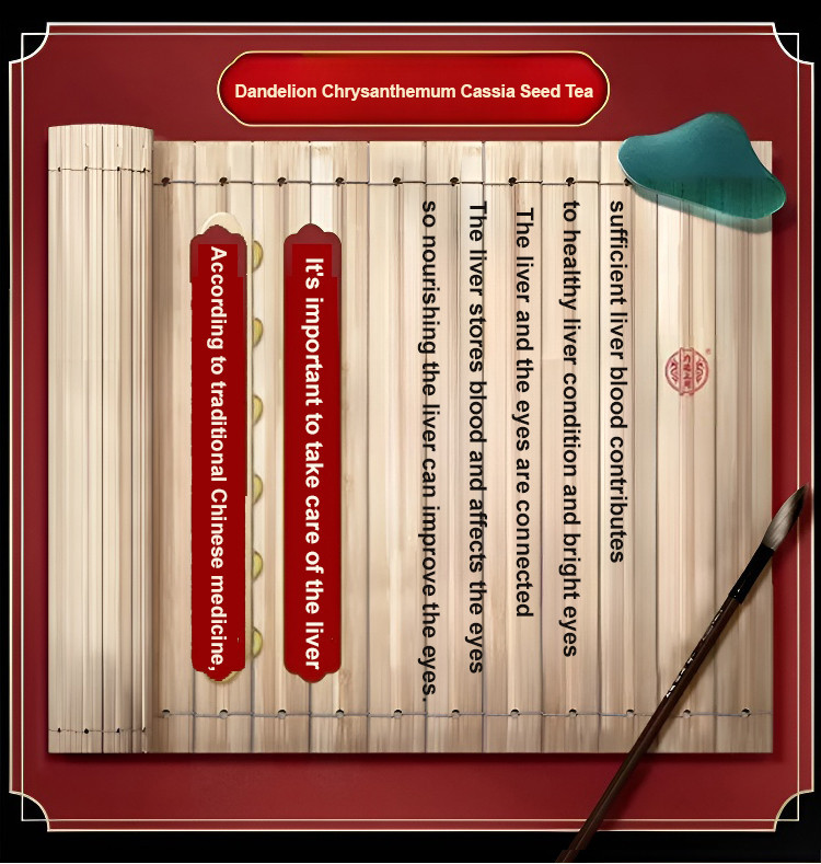 Herbal tea Chrysanthemum medlar Cassia Seed Dandelion Tea/Natural ...
