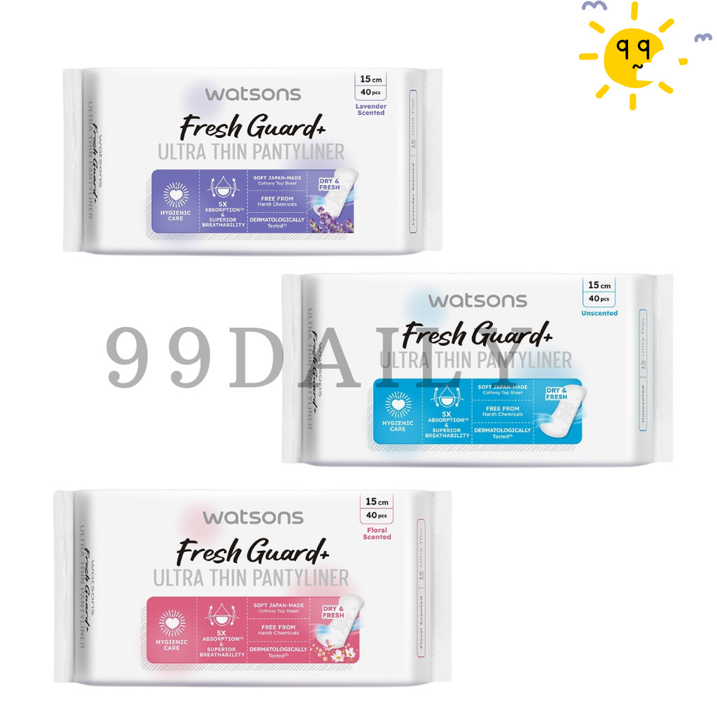 Watson Watsons Pantyliners Liner UltraThin 15cm 40s Slim Ultra-Long ...