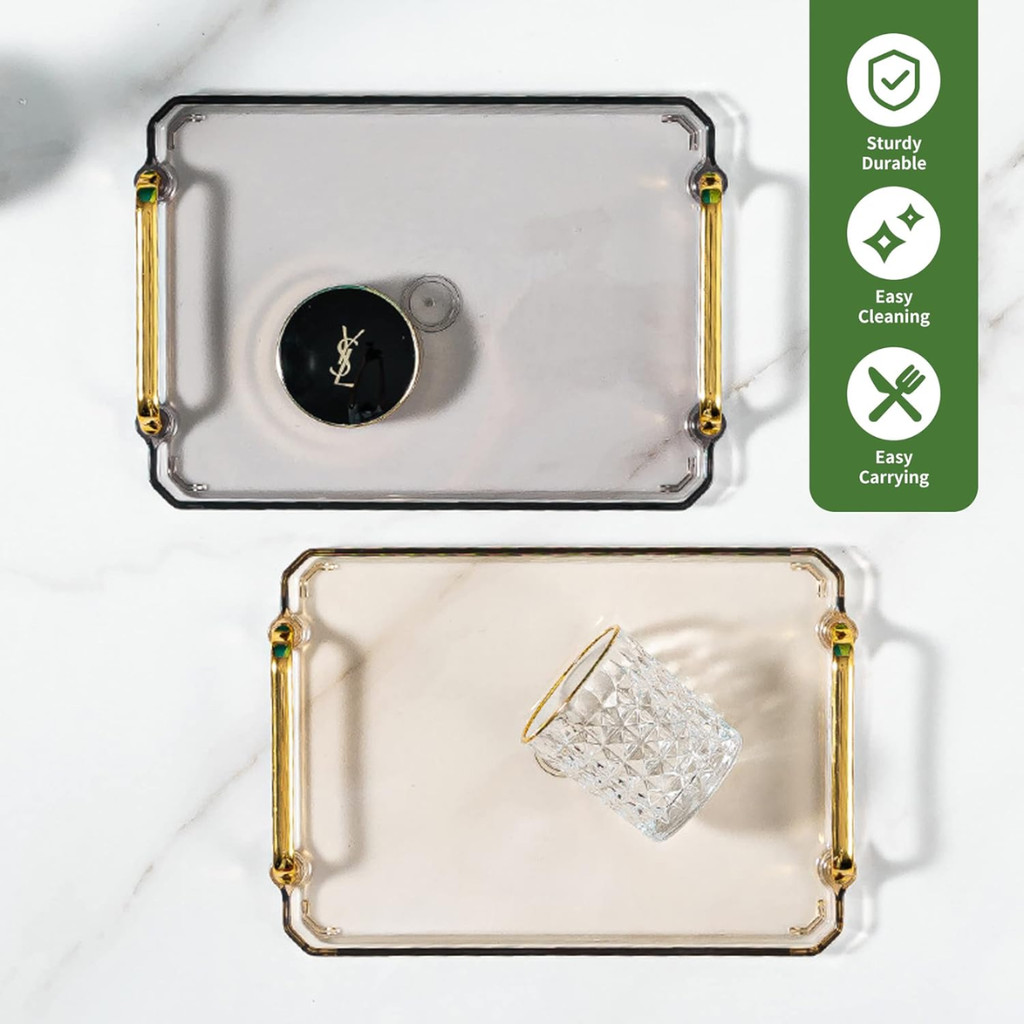 BSU Modern Nordic Serving Tray Stylish Durable Food Storage Table ...