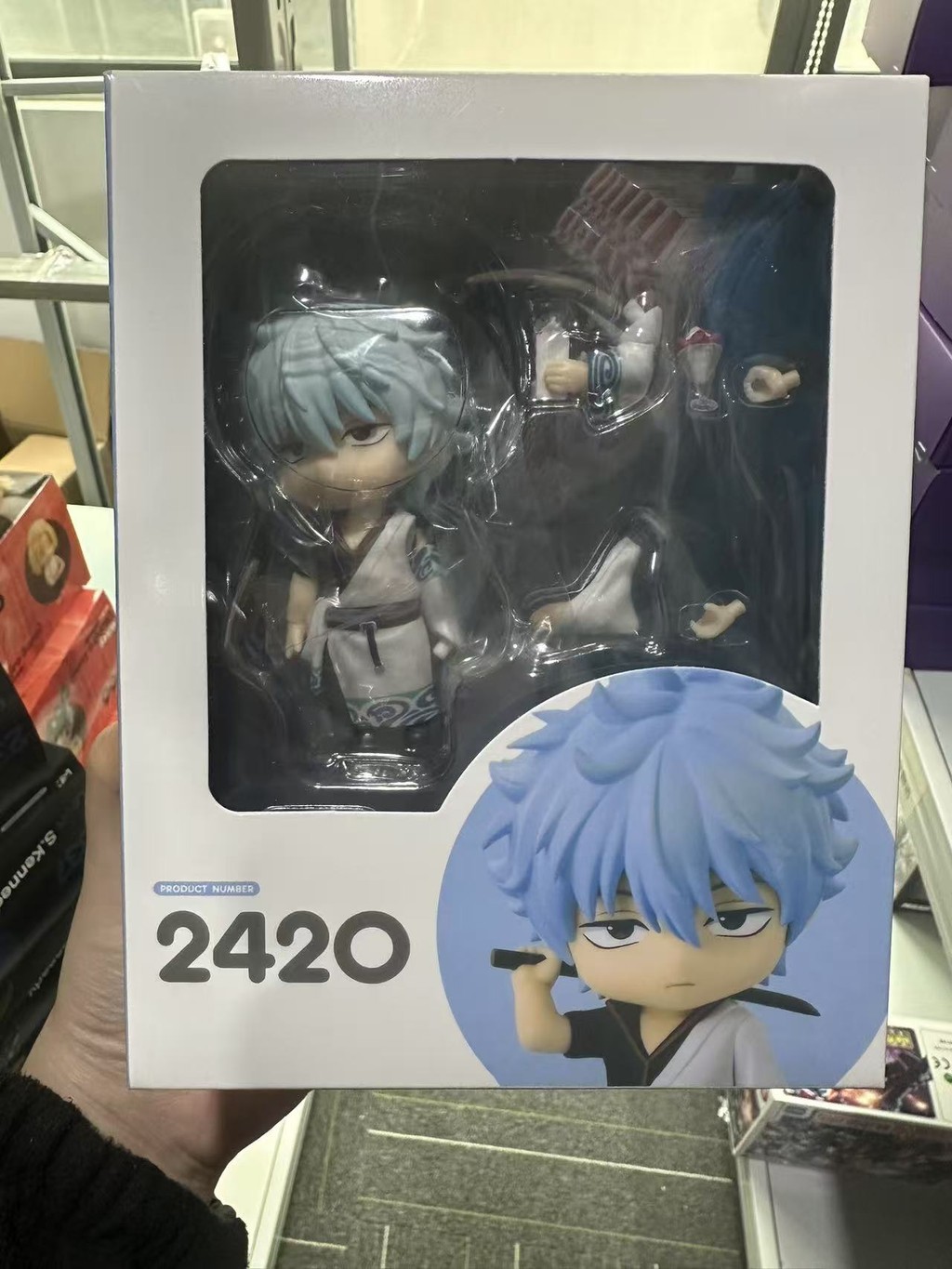 GINTAMA Kagura Action Figure Shimura Shinpachi Sakata Gintoki Nendoroid ...