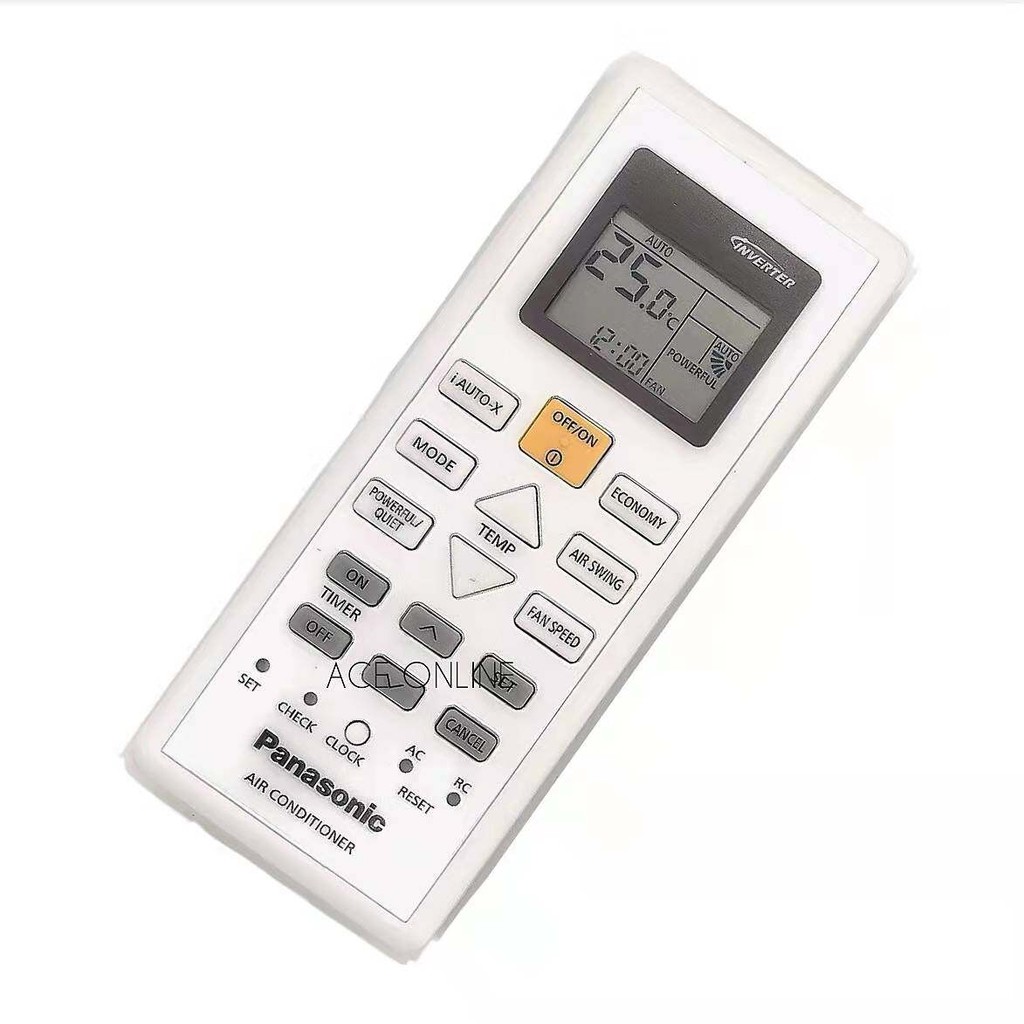 Original Panasonic i AUTO-X Air Conditioner remote control (INVERTER ...