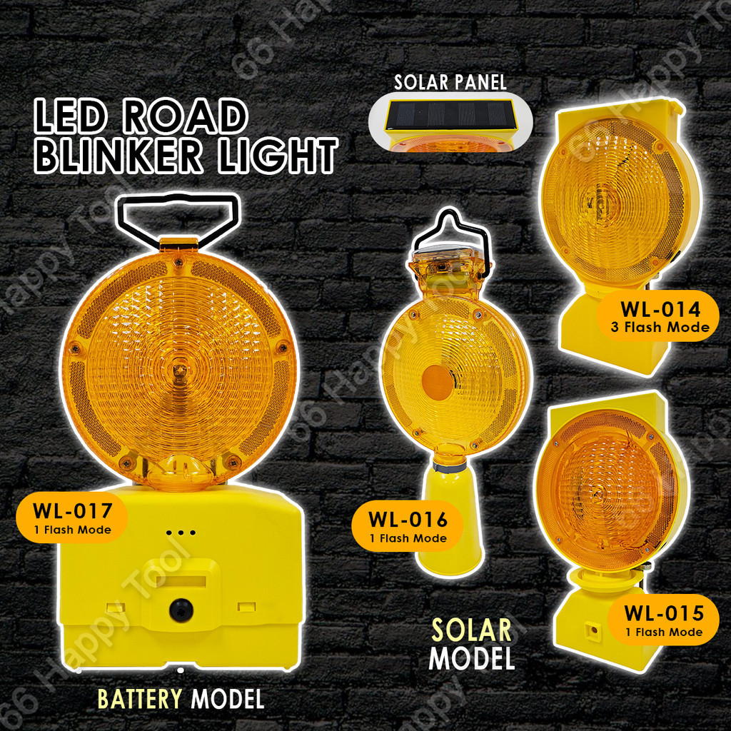 Blinker Flashing Light Yellow Traffic Caution Solar Light Warning Light ...