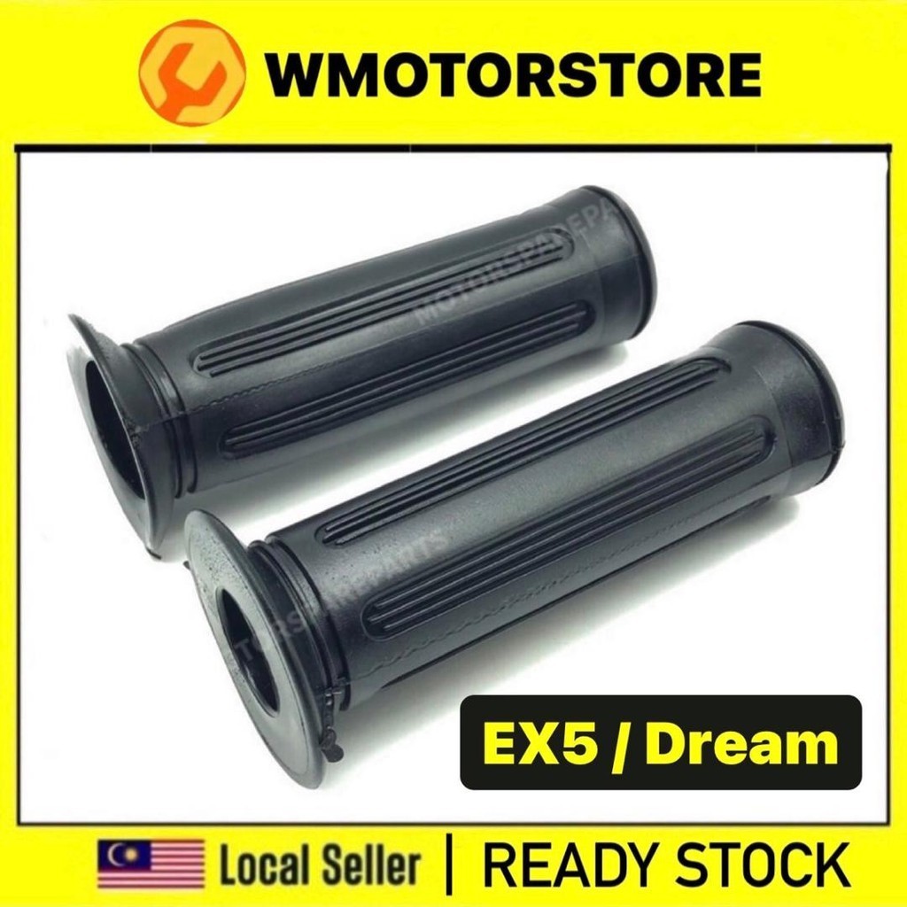 HONDA EX5 HANDLE GRIP (SET) PNP EX5 DREAM EX5 HP HANDLE GRIP THROTTLE ...