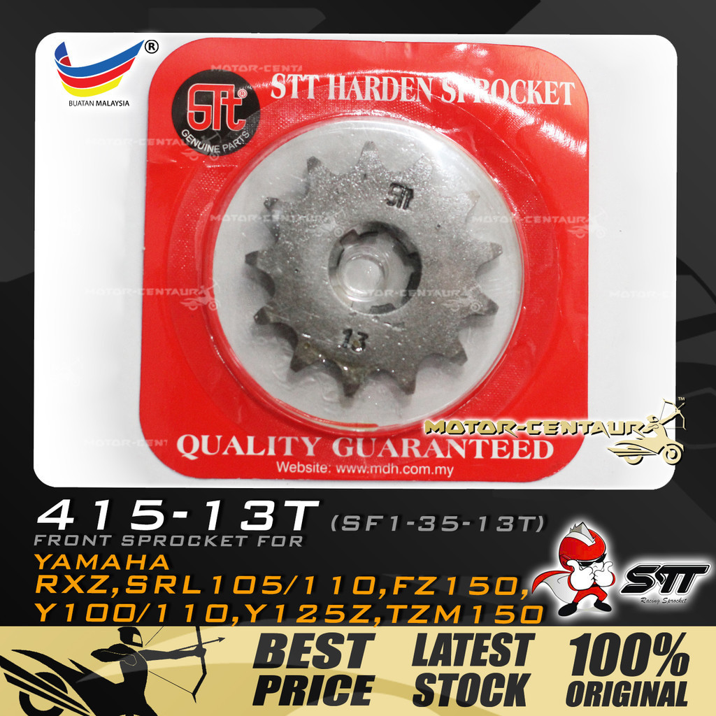 GEGANCU DEPAN/BELAKANG DID/SSS/CU/STT FRONT/REAR SPROCKET 415 FOR Y100 ...