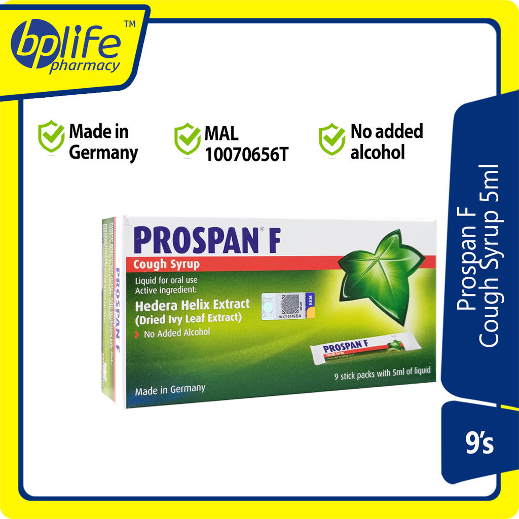 Prospan F Cough Syrup 5ml x 9s | Shopee Malaysia