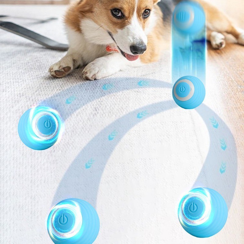 Pet Toys - Cat Dog Intelligent Electric Jump Ball - USB Charging ...