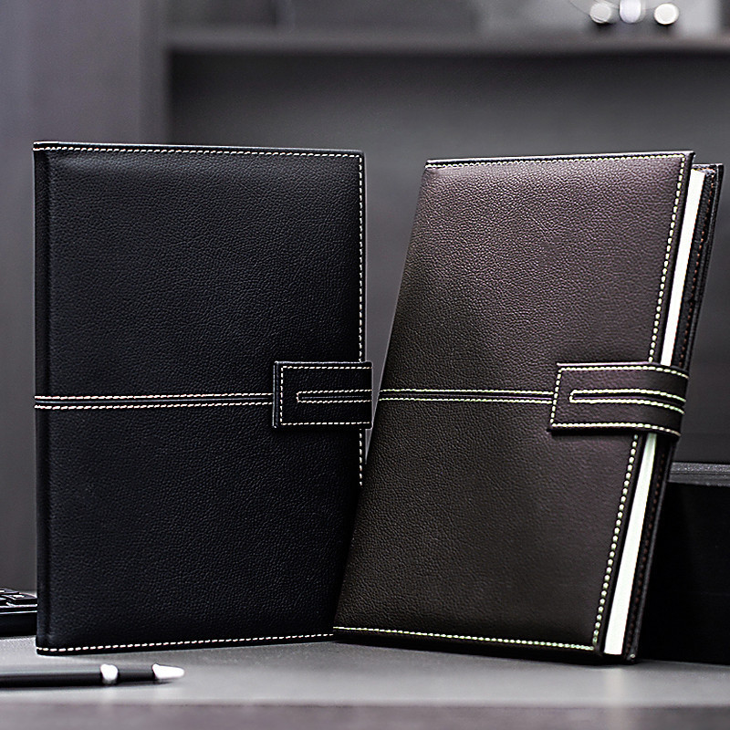 Deli Leather Cover Notebook (A5/B5) 240 Pages | Shopee Malaysia