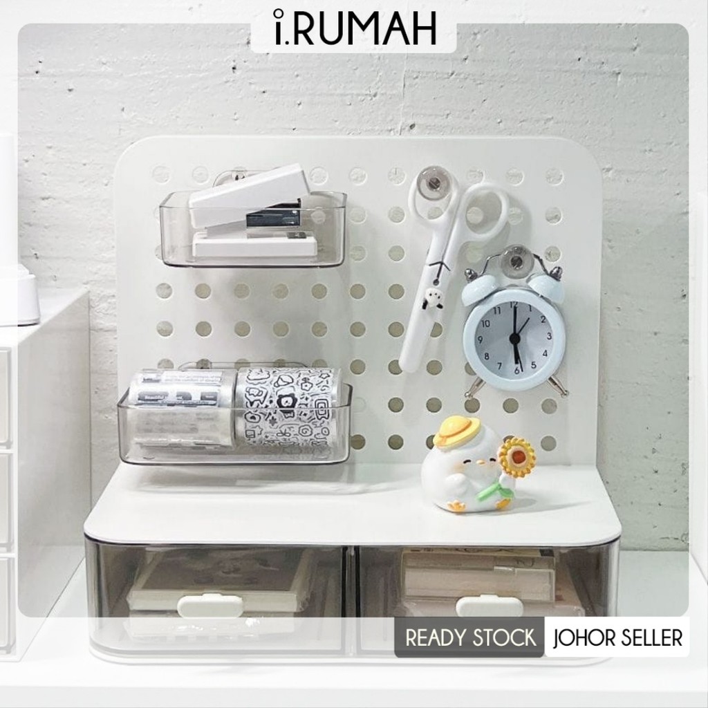 【i.Rumah】Self DIY Hanging Wall Board With Storage Box Multipurpose ...
