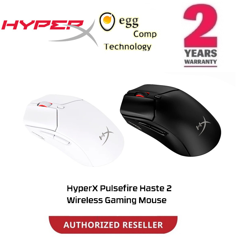 HYPERX PULSEFIRE HASTE 2 - WIRELESS GAMING MOUSE [BLACK / WHITE ...