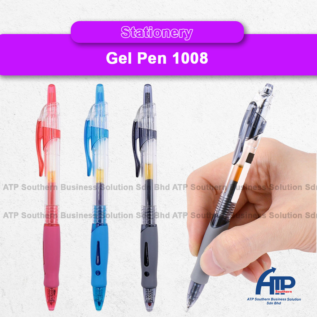 Classic Press Gel Ink Pen 0.5mm Bullet Signature Pen Office Fountain ...