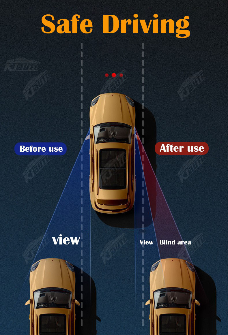 Mitsubishi High-definition Wide-angle Reversing Mirror 360-degree ...