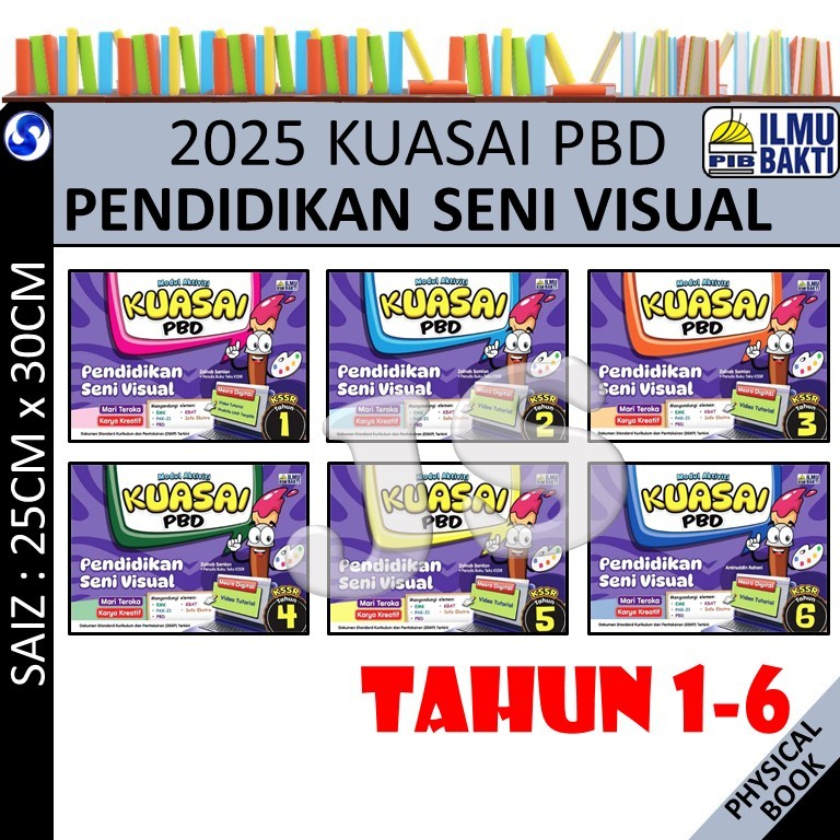 MODUL AKTIVITI KUASAI PBD PENDIDIKAN SENI VISUAL TAHUN 1 2 3 4 5 6 KSSR SEMAKAN 2025 (A3 SIZE ...