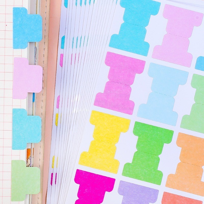 Self-adhesive Paper Tabs - Writable Book Pages Markers Tabs - Office ...
