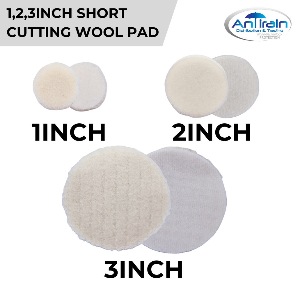 1 2 3inch Short Cutting Wool Pad [heavy Cutting Wool] Shopee Malaysia