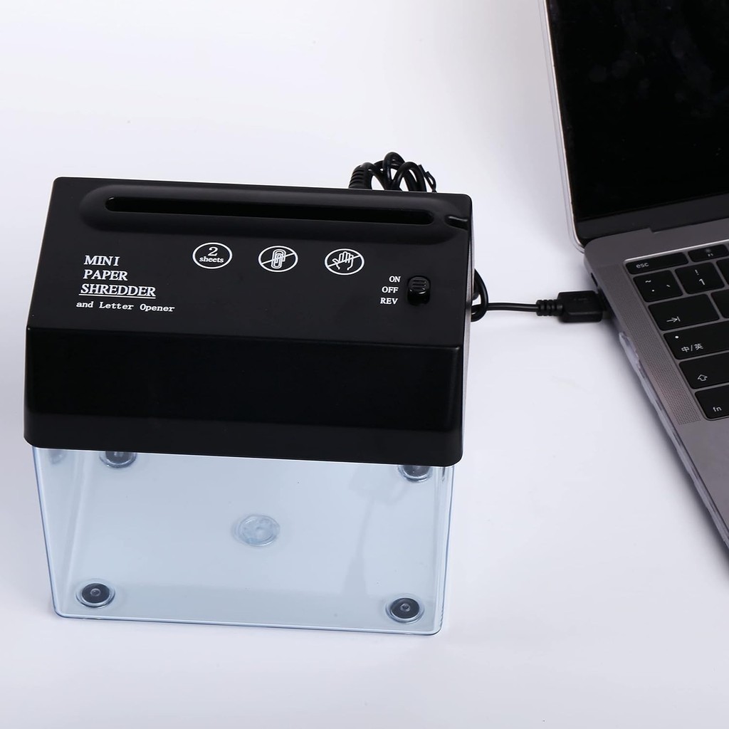 NEW！！！ USB Electric Dual-Use Mini Paper Shredder Small A6 Household ...