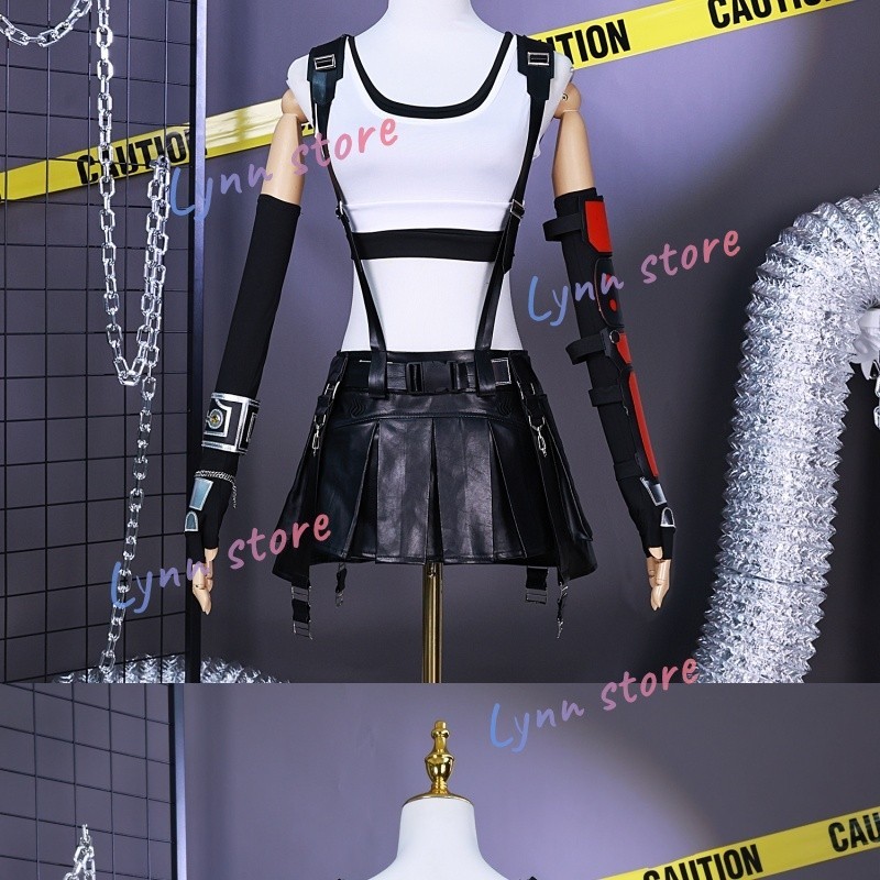 Tifa Lockhart Cosplay Costume Game Final Fantasy Cosplay Costume Set FF ...