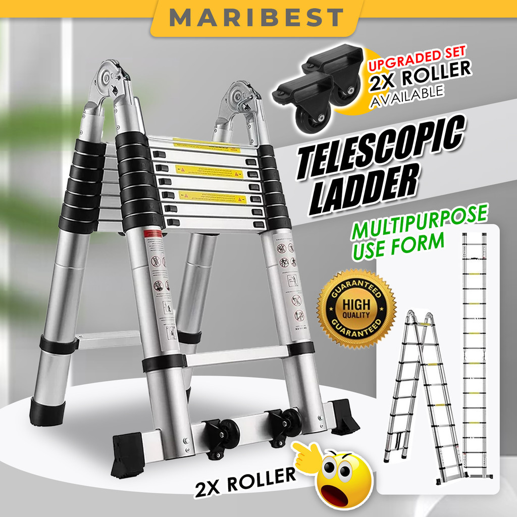 Multipurpose Double Sided Two Way Telescopic Extendable Aluminium ...