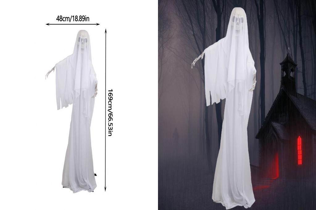 yakhsu| Poseable Bride Halloween Decoration Animated Halloween Bride ...