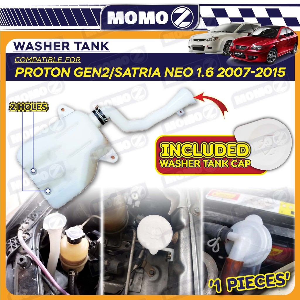Proton Persona Gen2 Satria Neo 1.6 2007 - 2015 Washer Tank 2 Hole Water ...